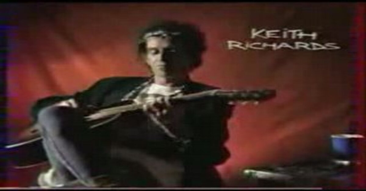 Keith Richards On An Acoustic Guitar | Rare Live Performance Video