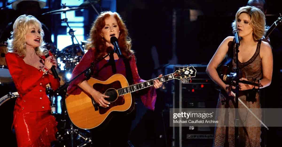 Bonnie Raitt, Dolly Parton, and Alison Krauss