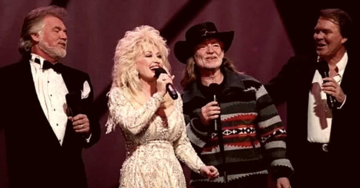 Dolly Parton, Emmylou Harris, Kenny Rogers, Willie Nelson, and Glen ... Dolly Parton, Emmylou Harris, Kenny Rogers, Willie Nelson, and Glen ...