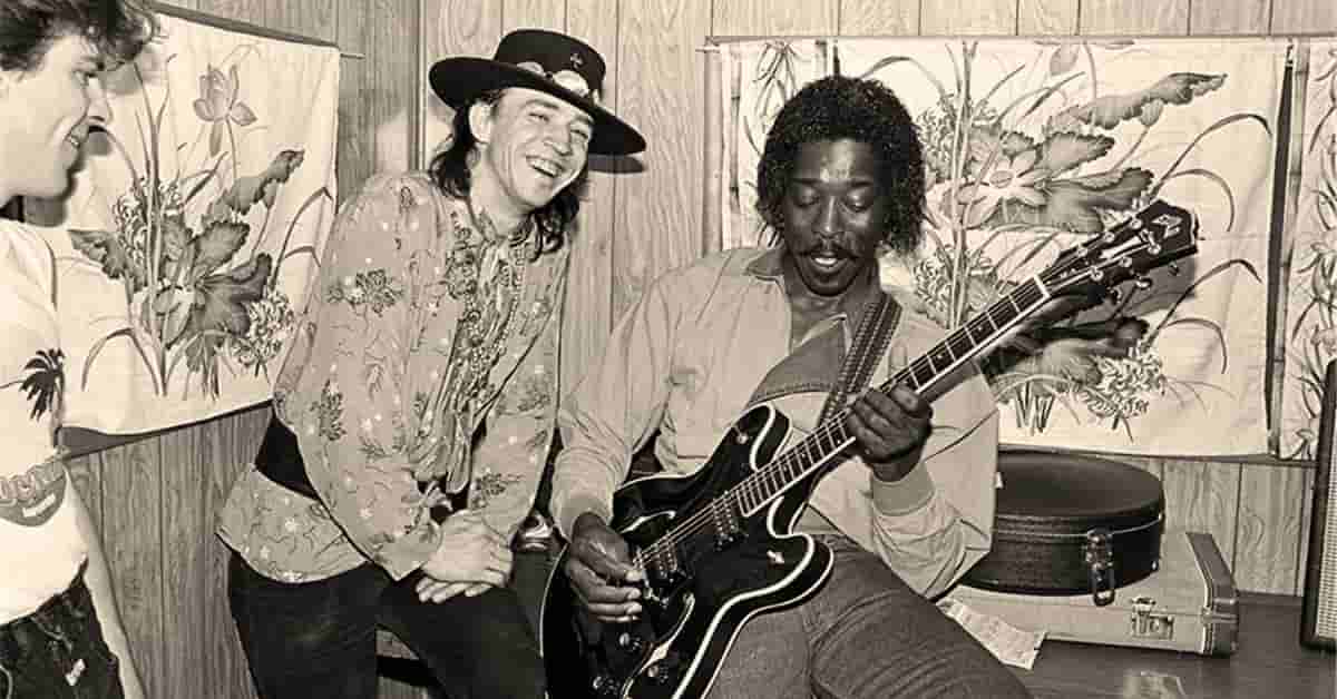 Buddy Guy and Stevie Ray Vaughan Jamming at Buddy Guy's Birthday
